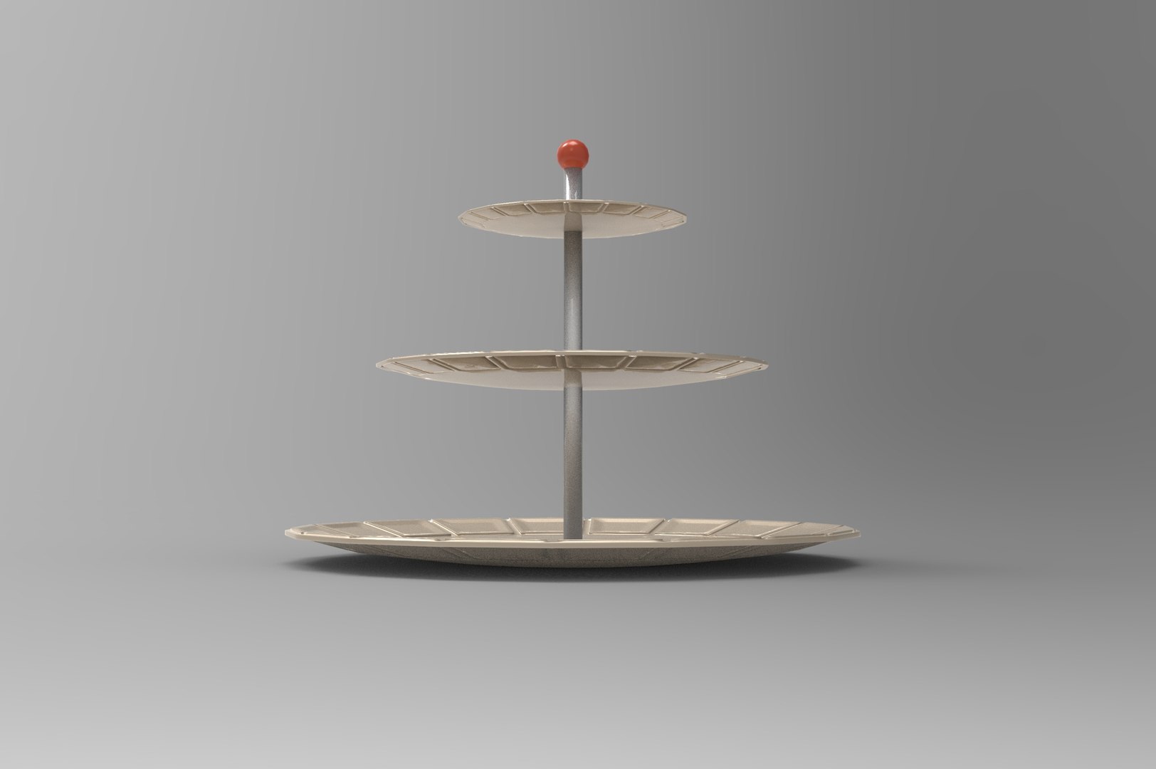3D cake stand model - TurboSquid 1669756
