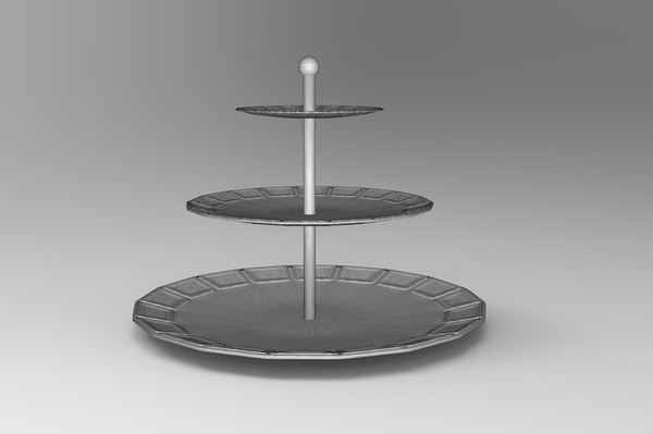 3D cake stand model - TurboSquid 1669756