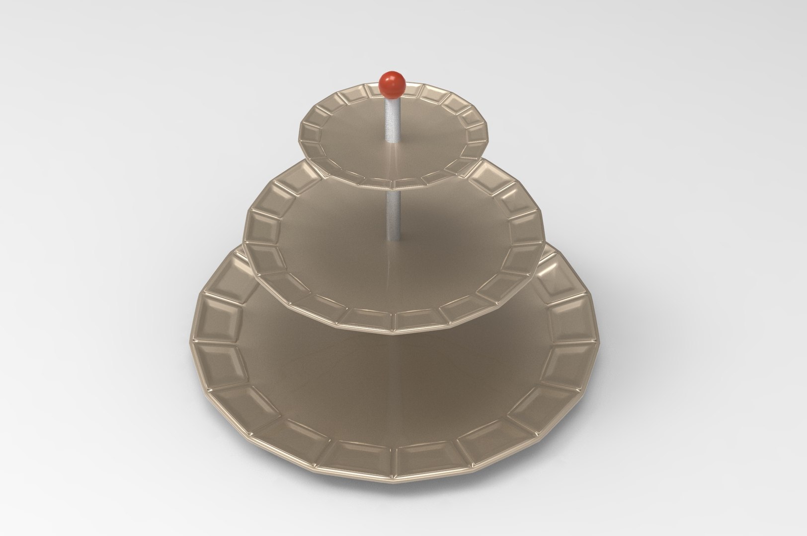 3D cake stand model - TurboSquid 1669756