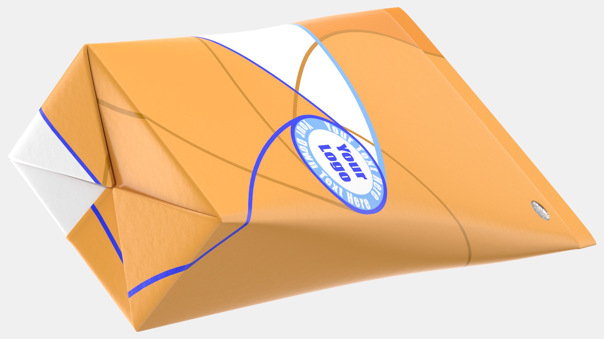 Aseptic Packaging For Triangular Liquid Orange 3D - TurboSquid 1926107