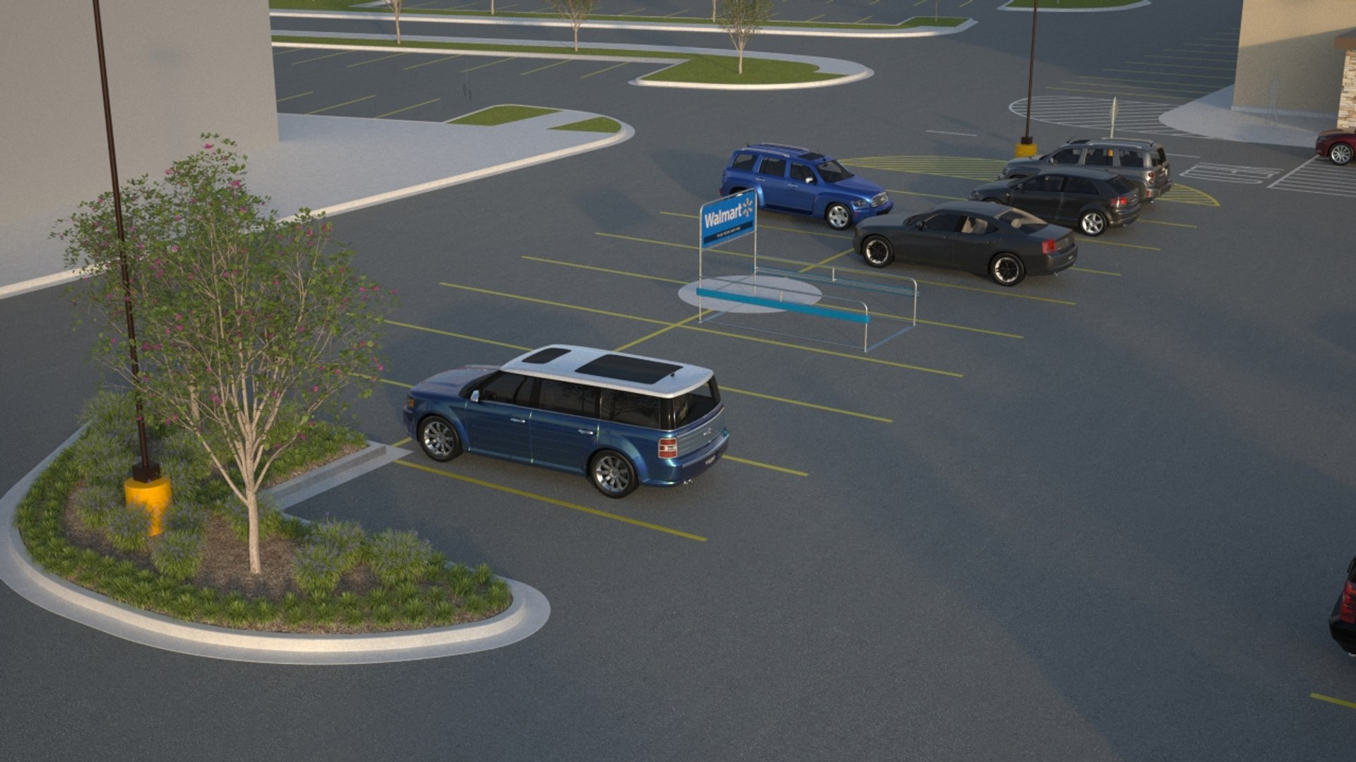 3d Cart Corral Model