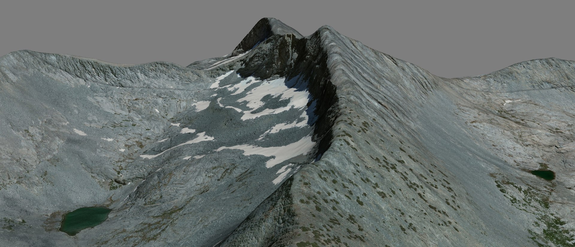 3D Mesh Merced Peak Yosemite - TurboSquid 1247786