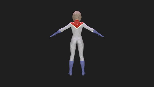 3d Power Girl Model Turbosquid 1735456