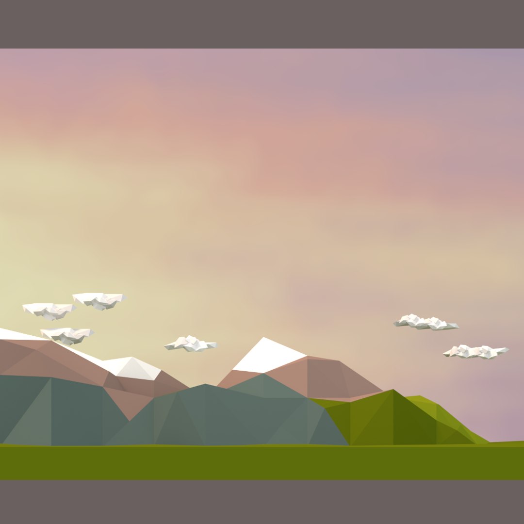 3d Landscape Scenes Model