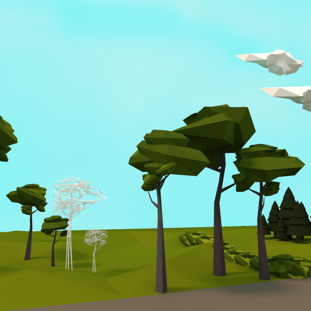 3d Landscape Scenes Model