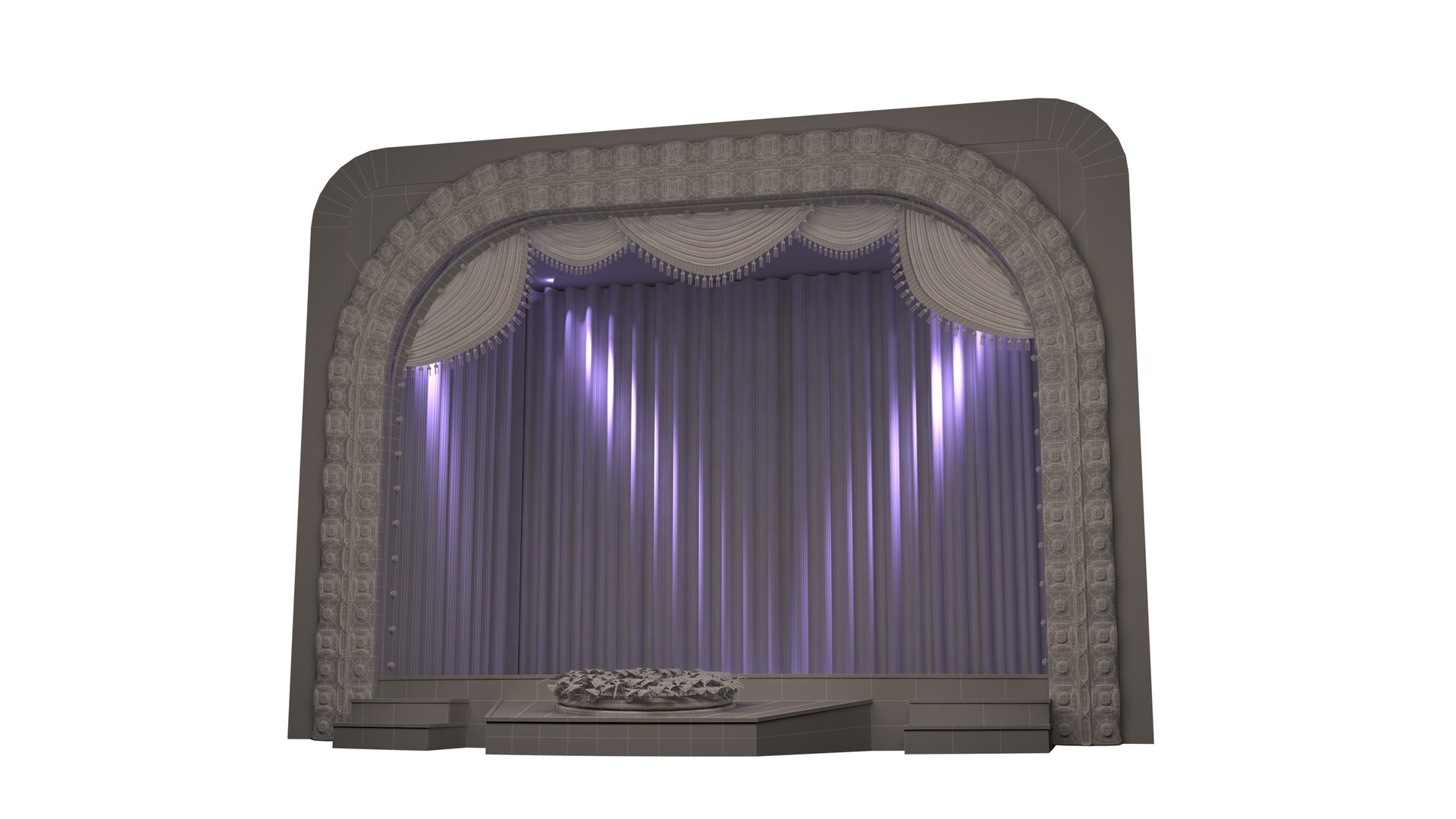 3D Theatre Stage - TurboSquid 2022036