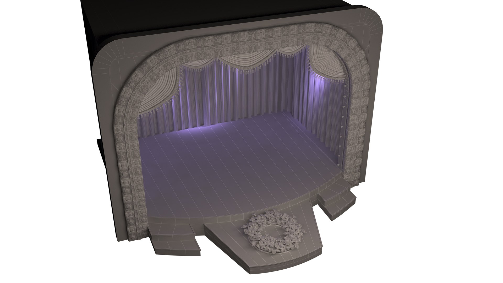3D Theatre Stage - TurboSquid 2022036