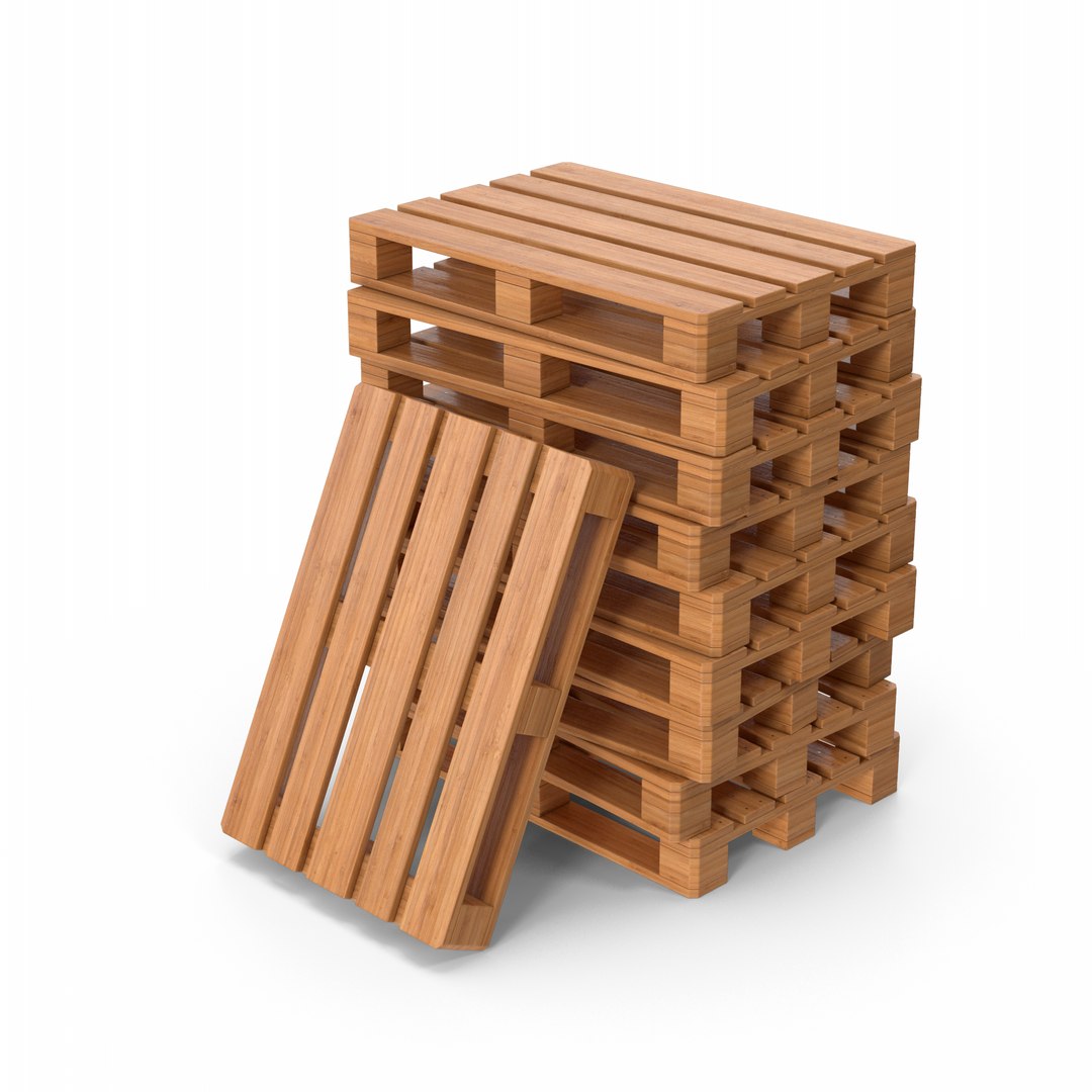 3D Wooden Pallets - TurboSquid 2020487