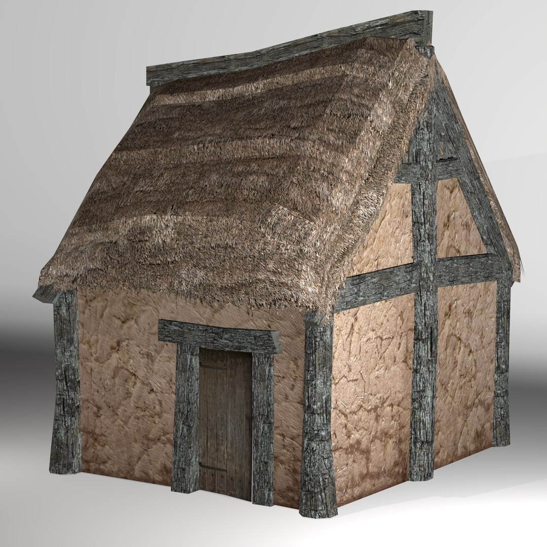 3D Model Thatched House - TurboSquid 1377313