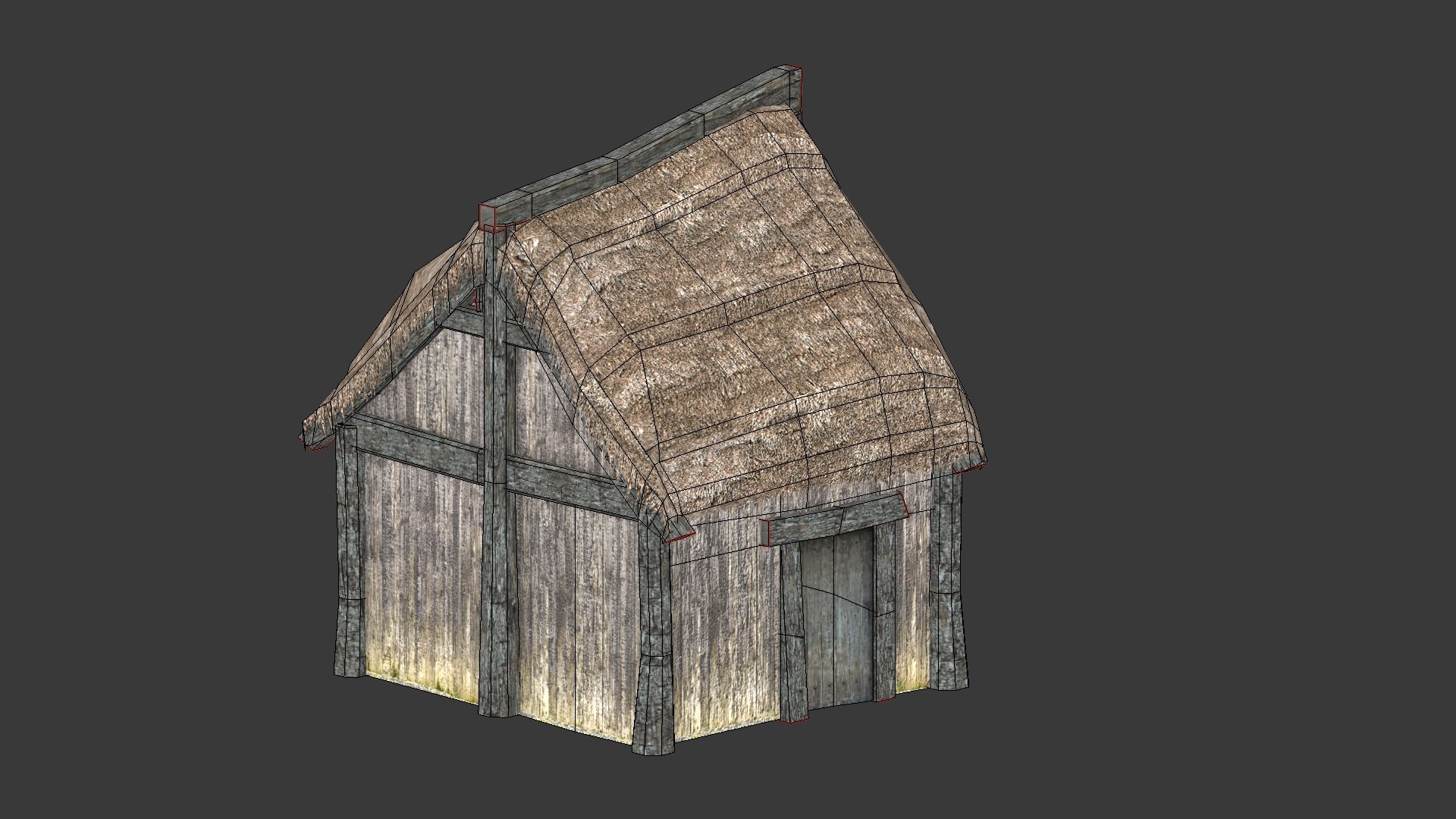 3D Model Thatched House - TurboSquid 1377313