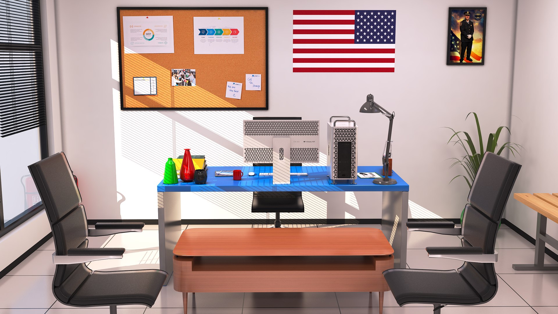 Police Station - Interior and Exterior 3D - TurboSquid 2059402
