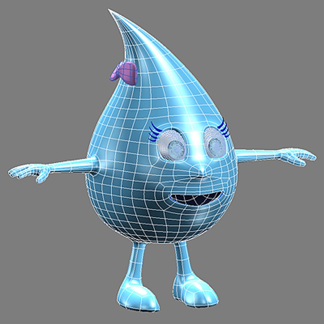 3d Model Water Drop