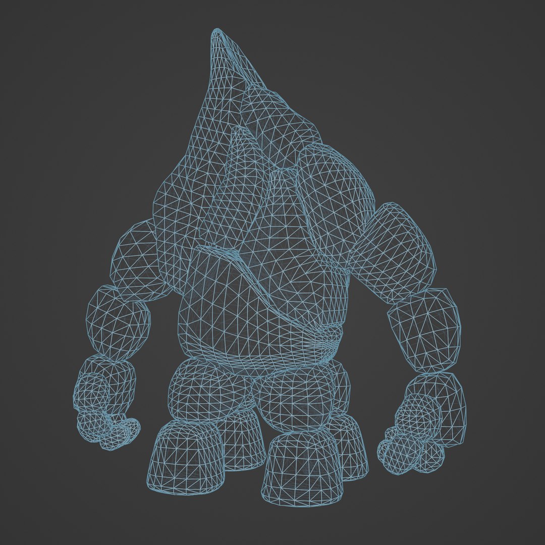 Lava Stone Four Legs Golem 3D Model - TurboSquid 2308595