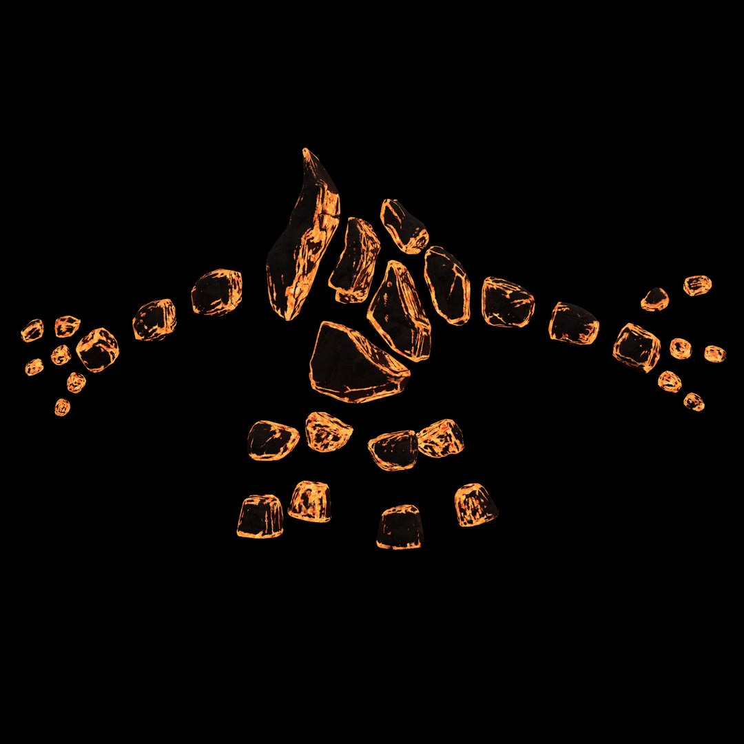 Lava Stone Four Legs Golem 3D Model - TurboSquid 2308595