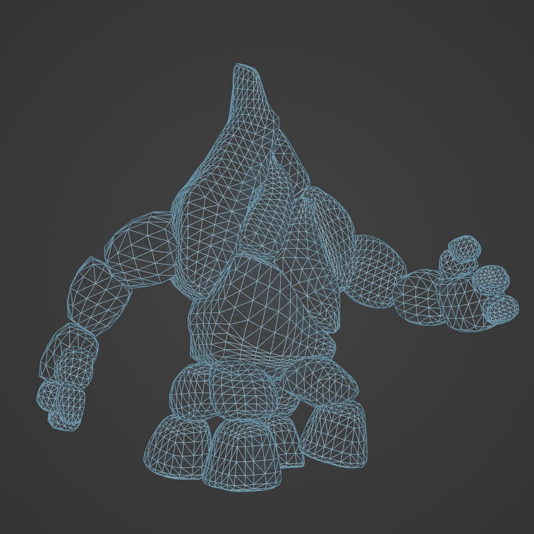 Lava Stone Four Legs Golem 3D Model - TurboSquid 2308595