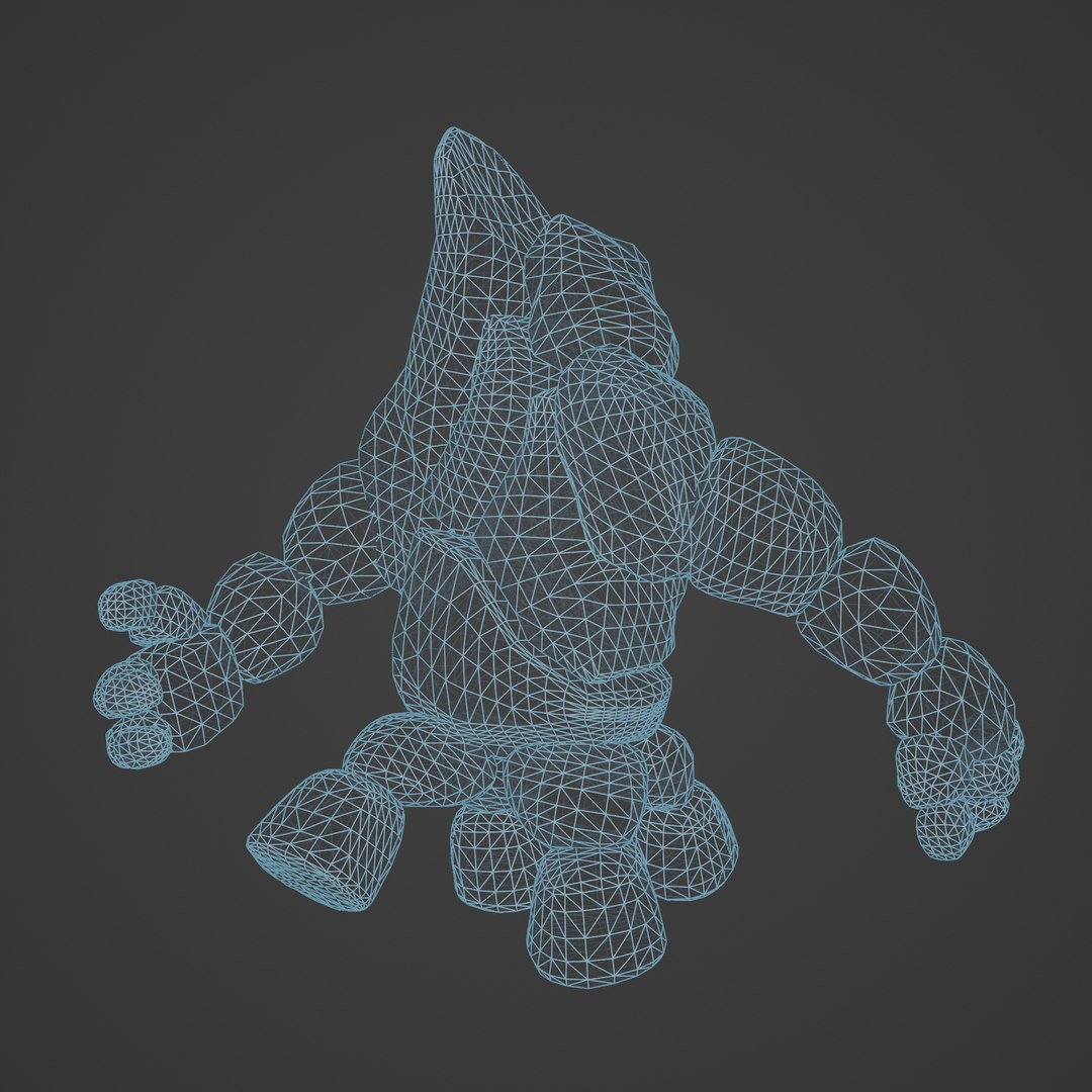 Lava Stone Four Legs Golem 3D Model - TurboSquid 2308595