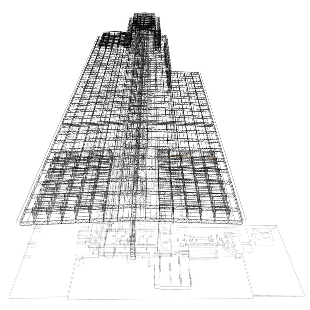 Factory Building Structure 23zz39 3D Model - TurboSquid 2156556