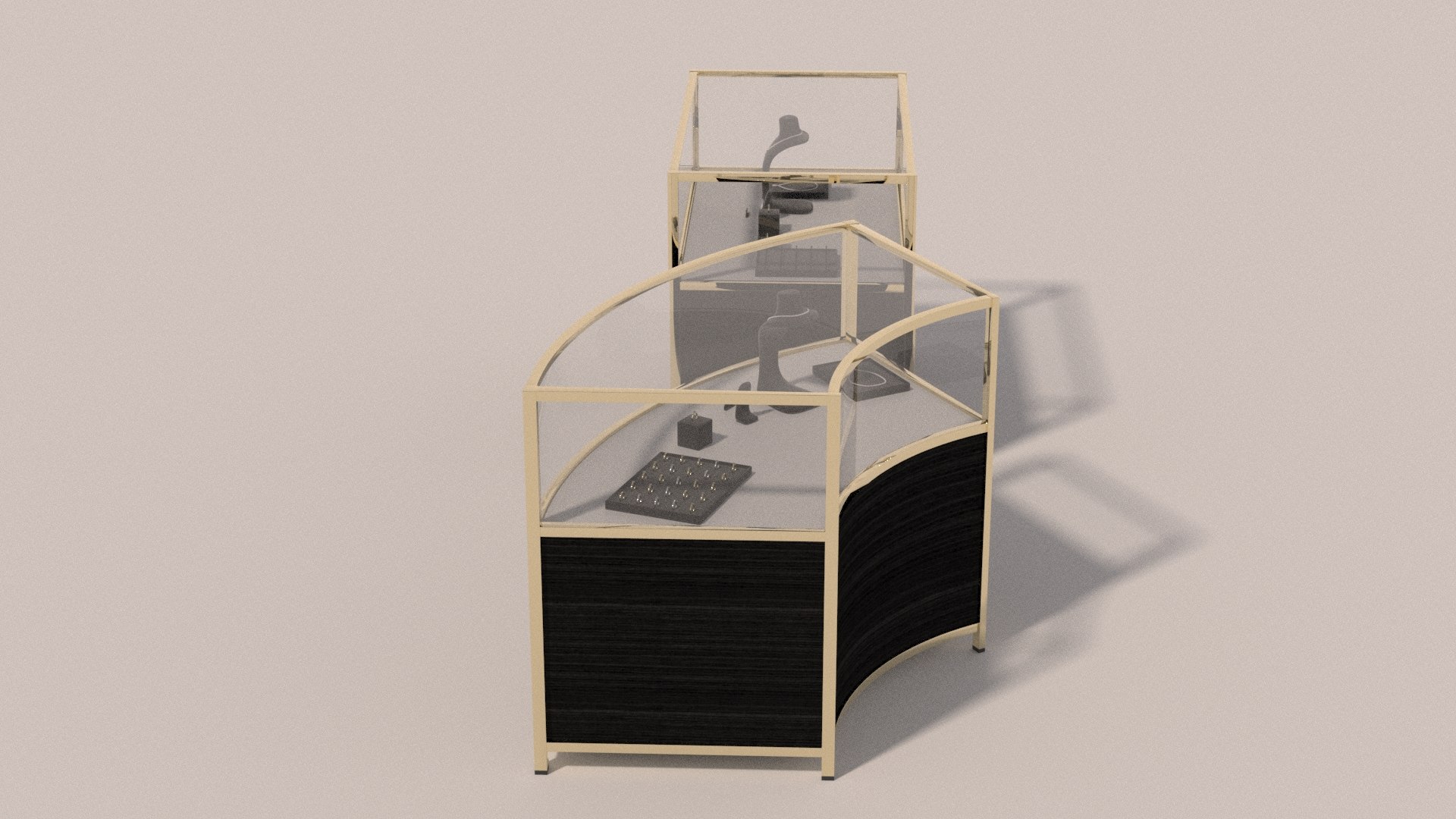 3D Jewelrs Lot And Jewelry Rack Model - TurboSquid 2171783