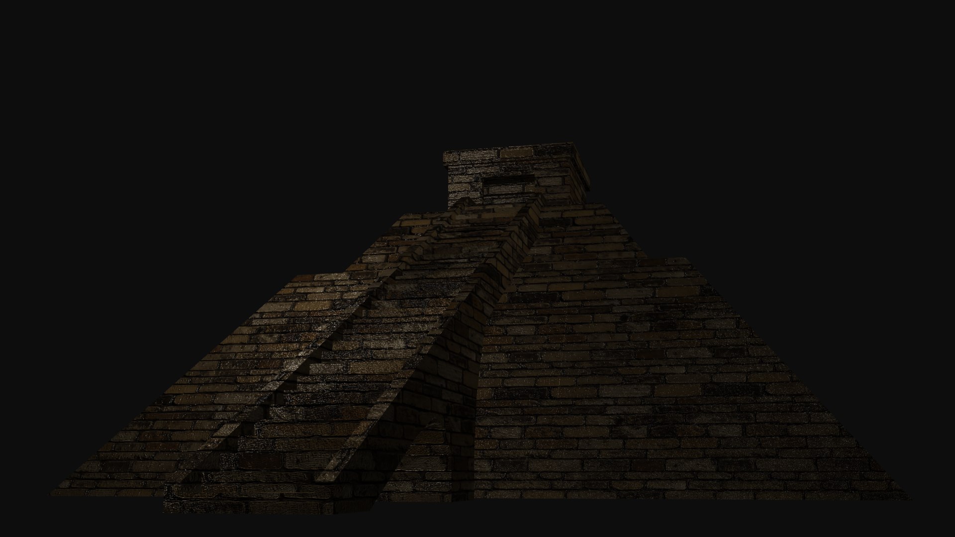 Free Ziggurat 3d Model