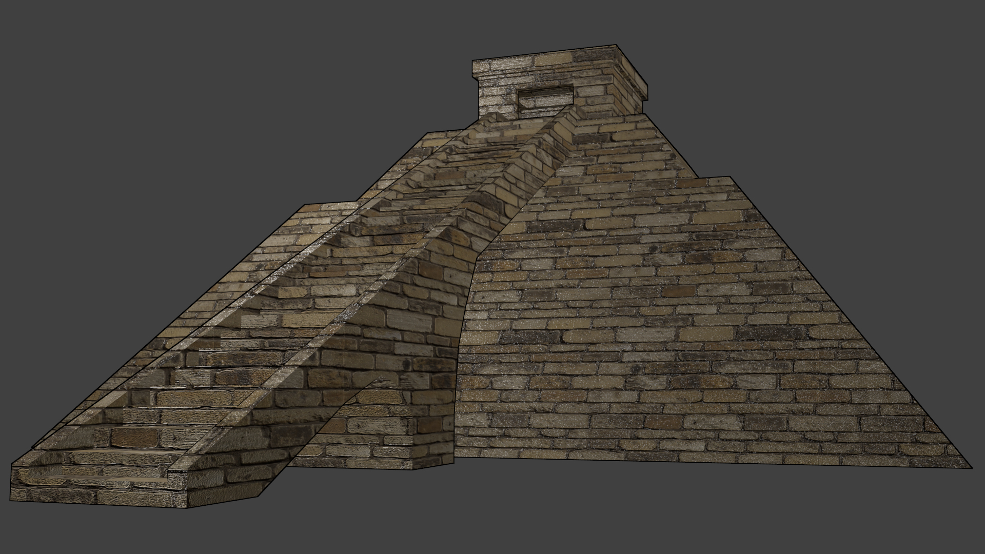 free ziggurat 3d model