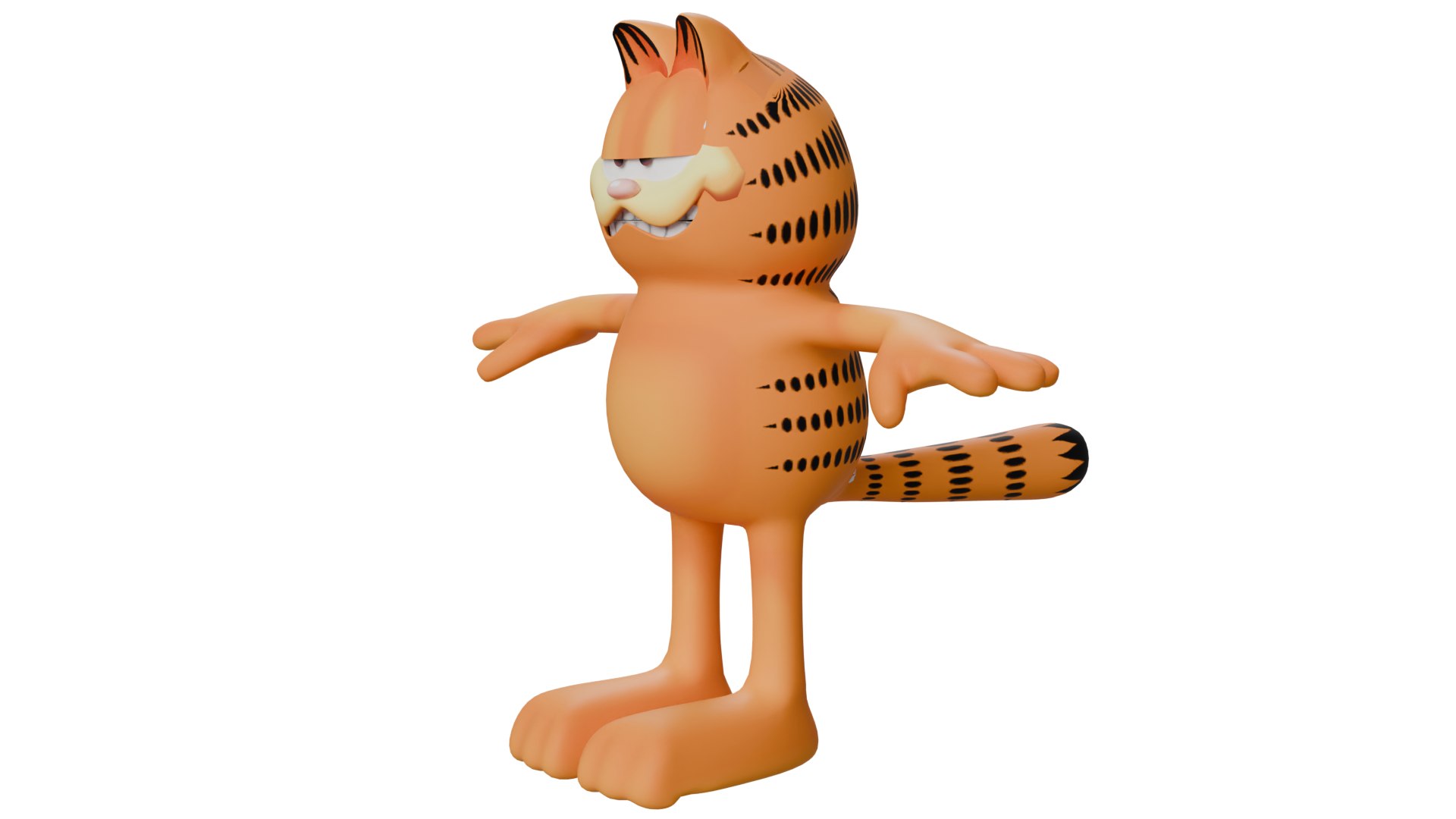 3D Garfield - TurboSquid 2211046