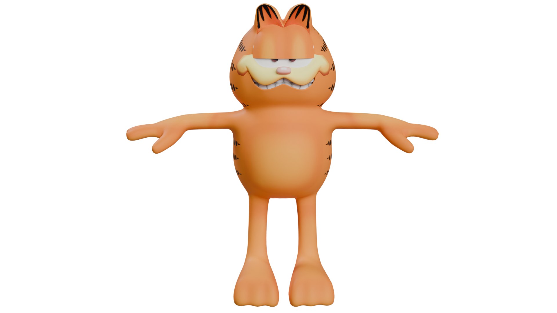 3D Garfield - TurboSquid 2211046