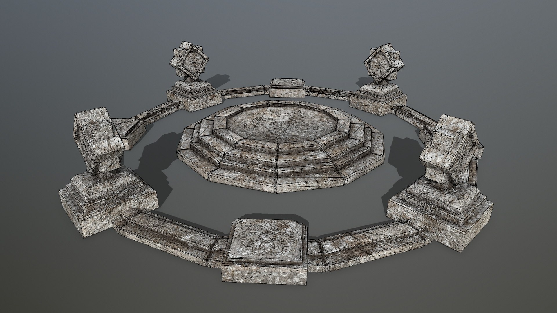 3D Temple - TurboSquid 1372128