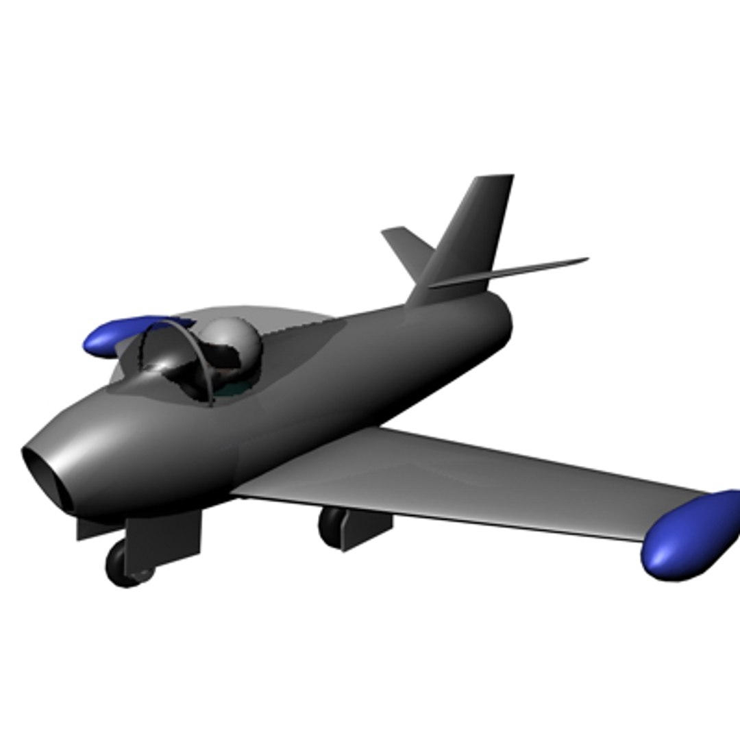 Free C4d Mode Airplane Jet