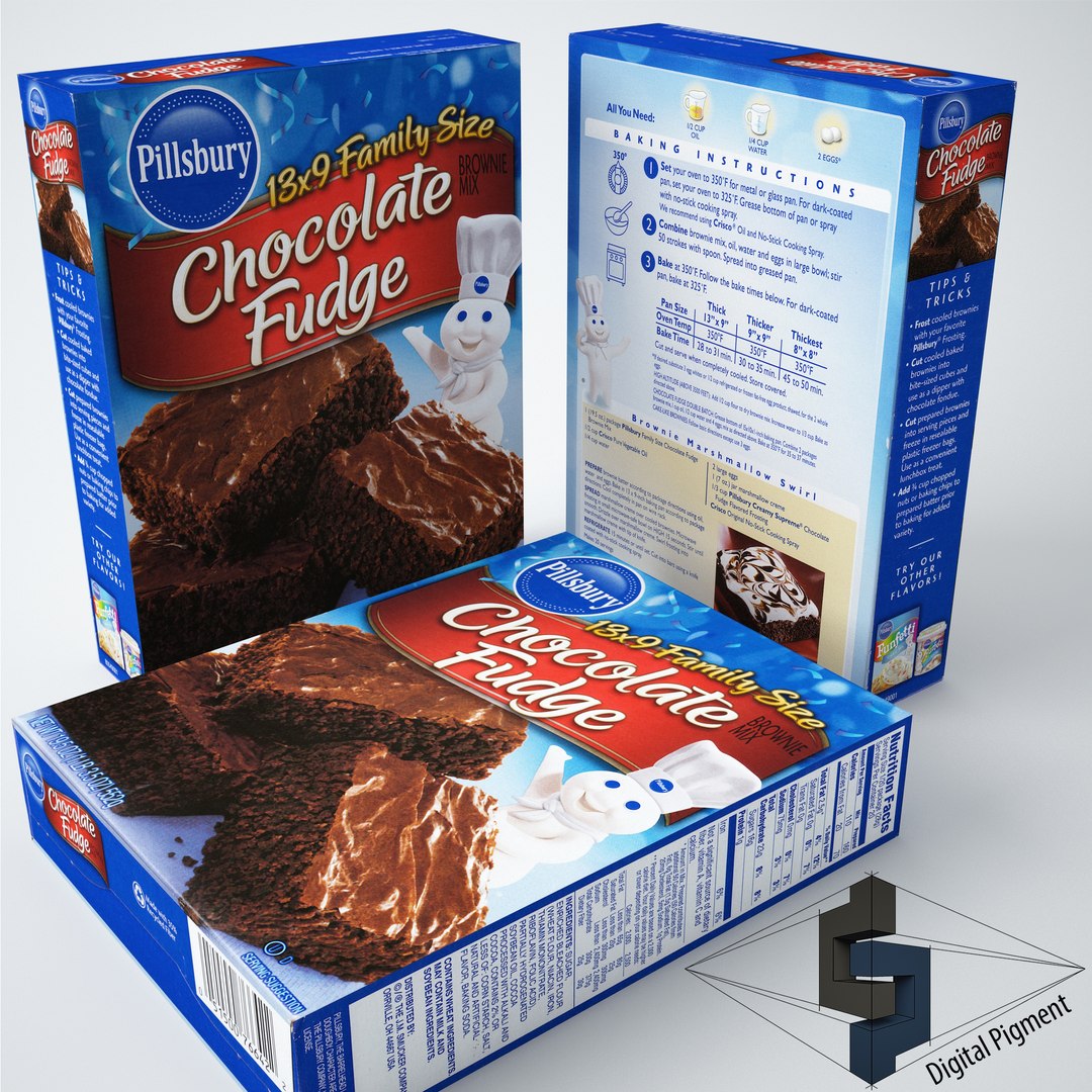 Chocolate Fudge 3d Model