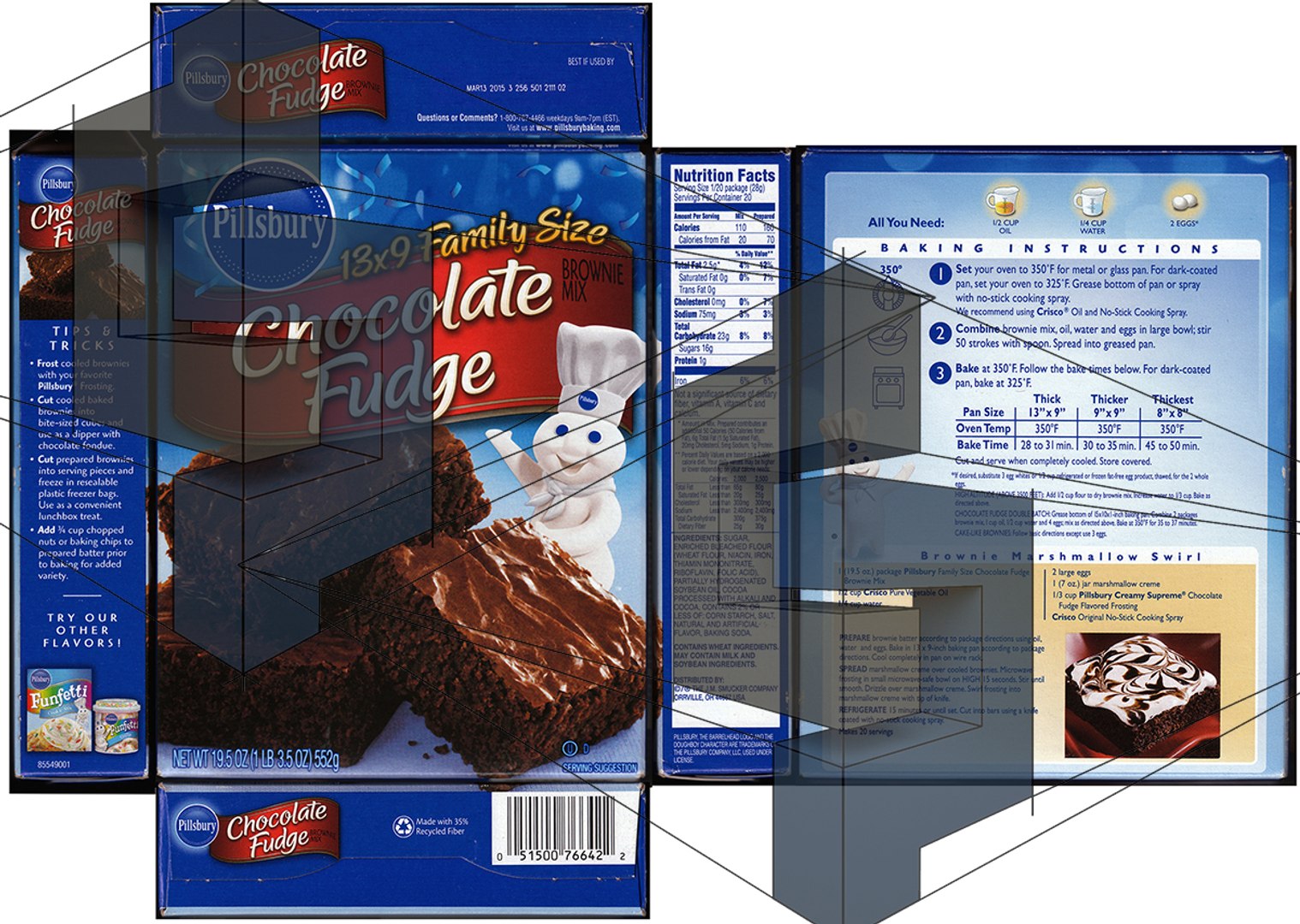 Chocolate Fudge 3d Model