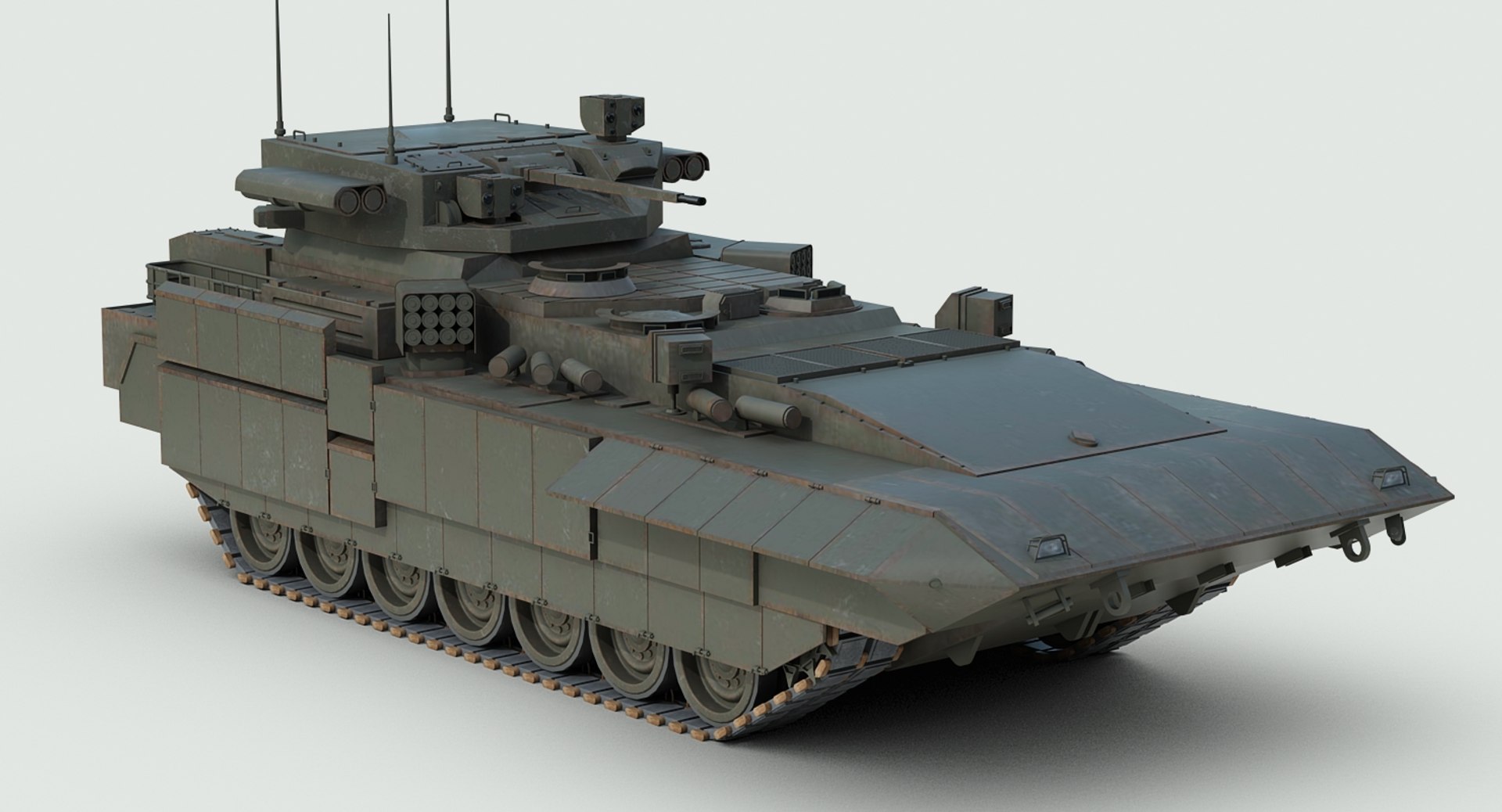 Russian T15 Armata 3d Model