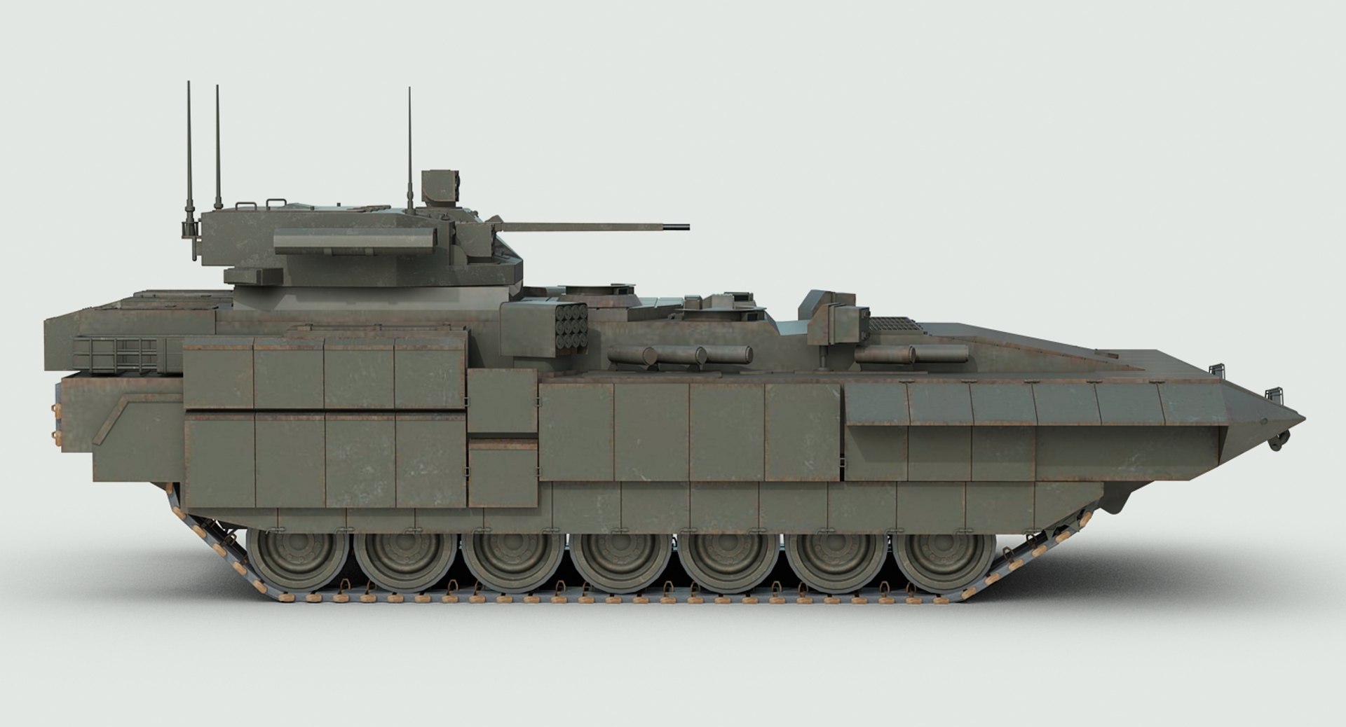 Russian T15 Armata 3d Model