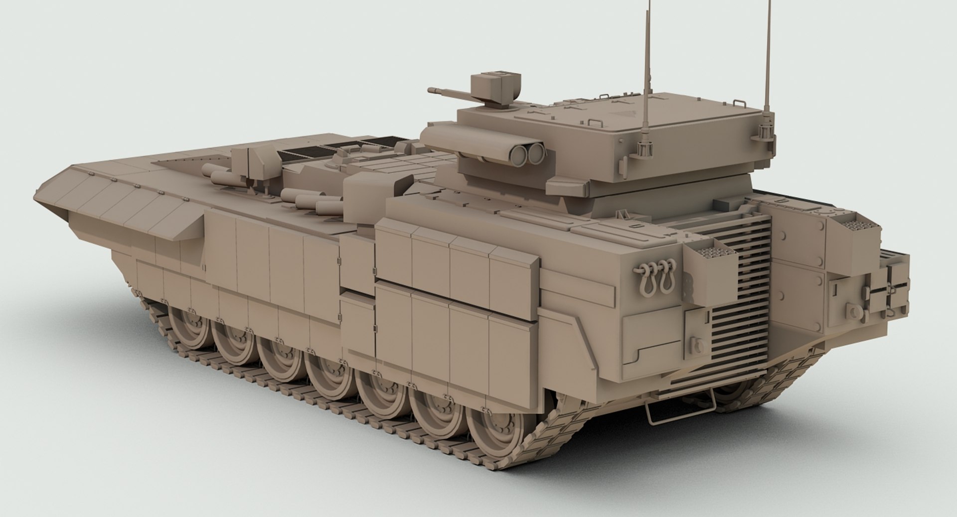 Russian T15 Armata 3d Model