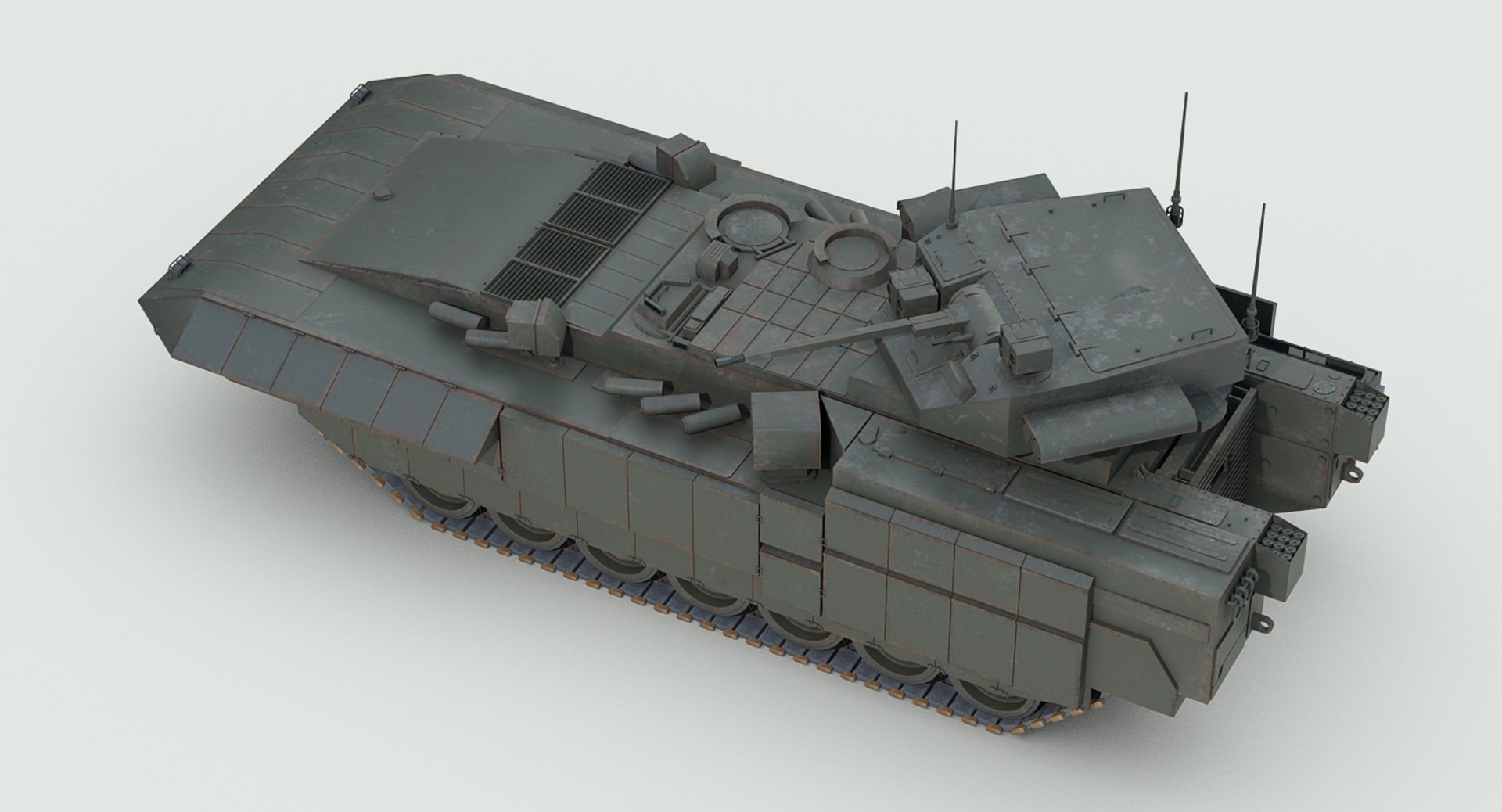 Russian T15 Armata 3d Model