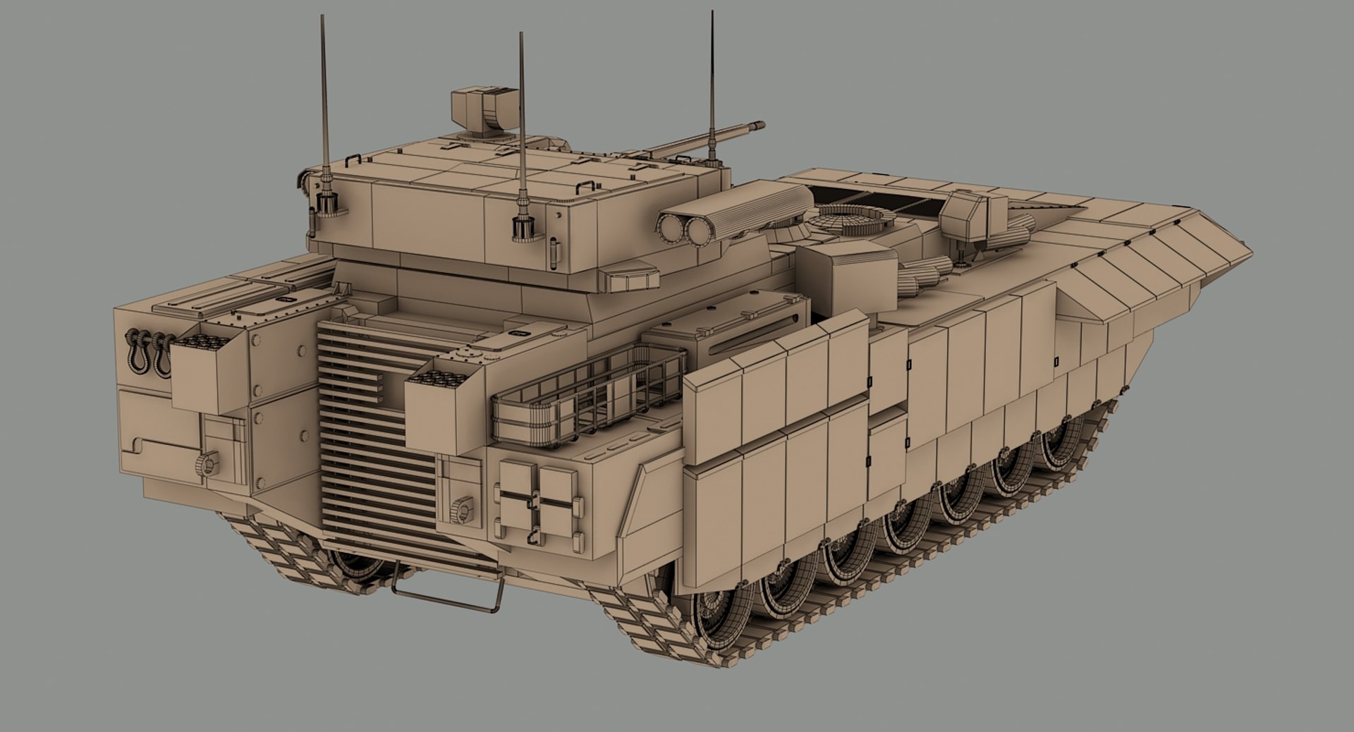 Russian T15 Armata 3d Model