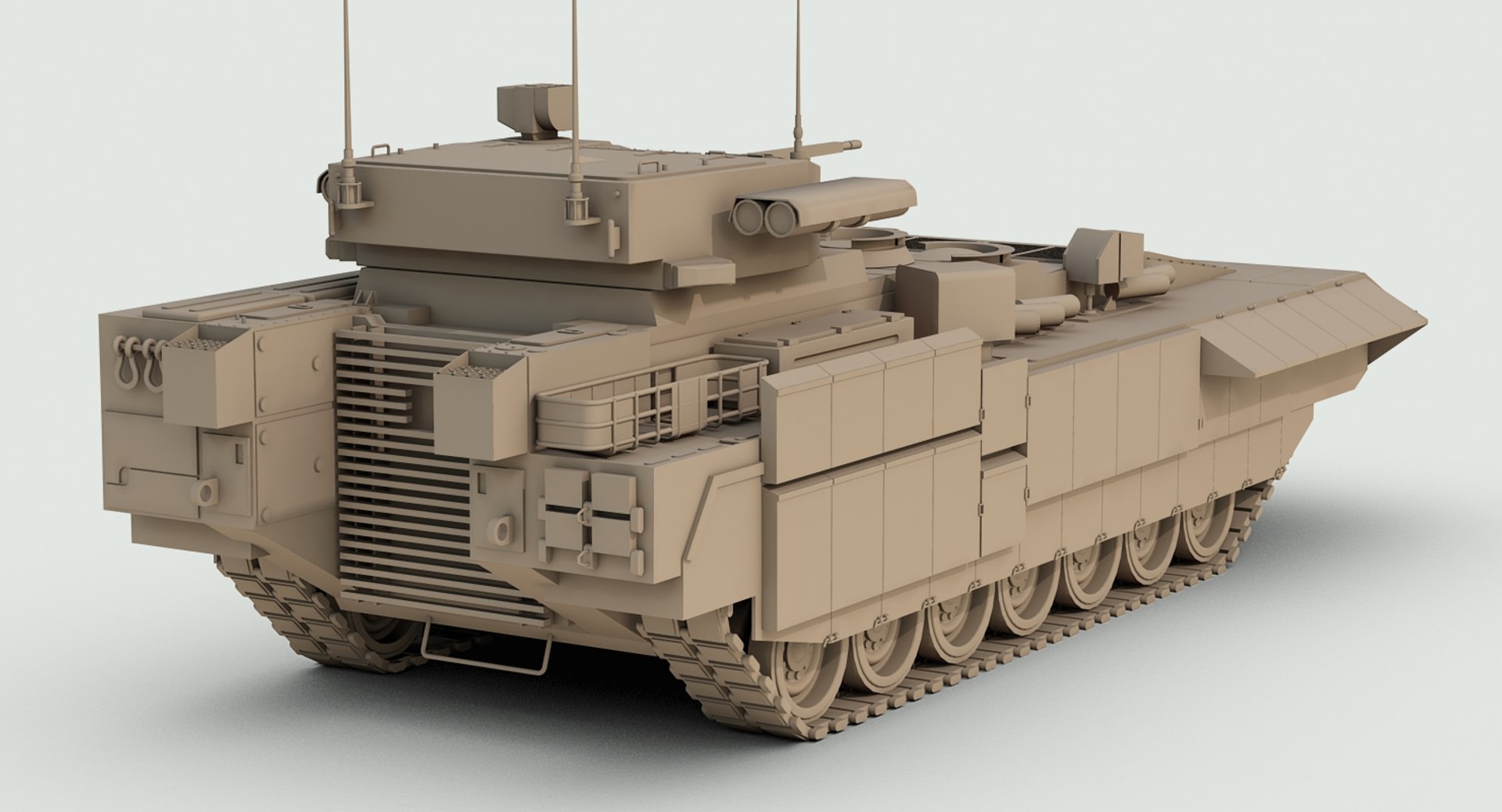 Russian T15 Armata 3d Model