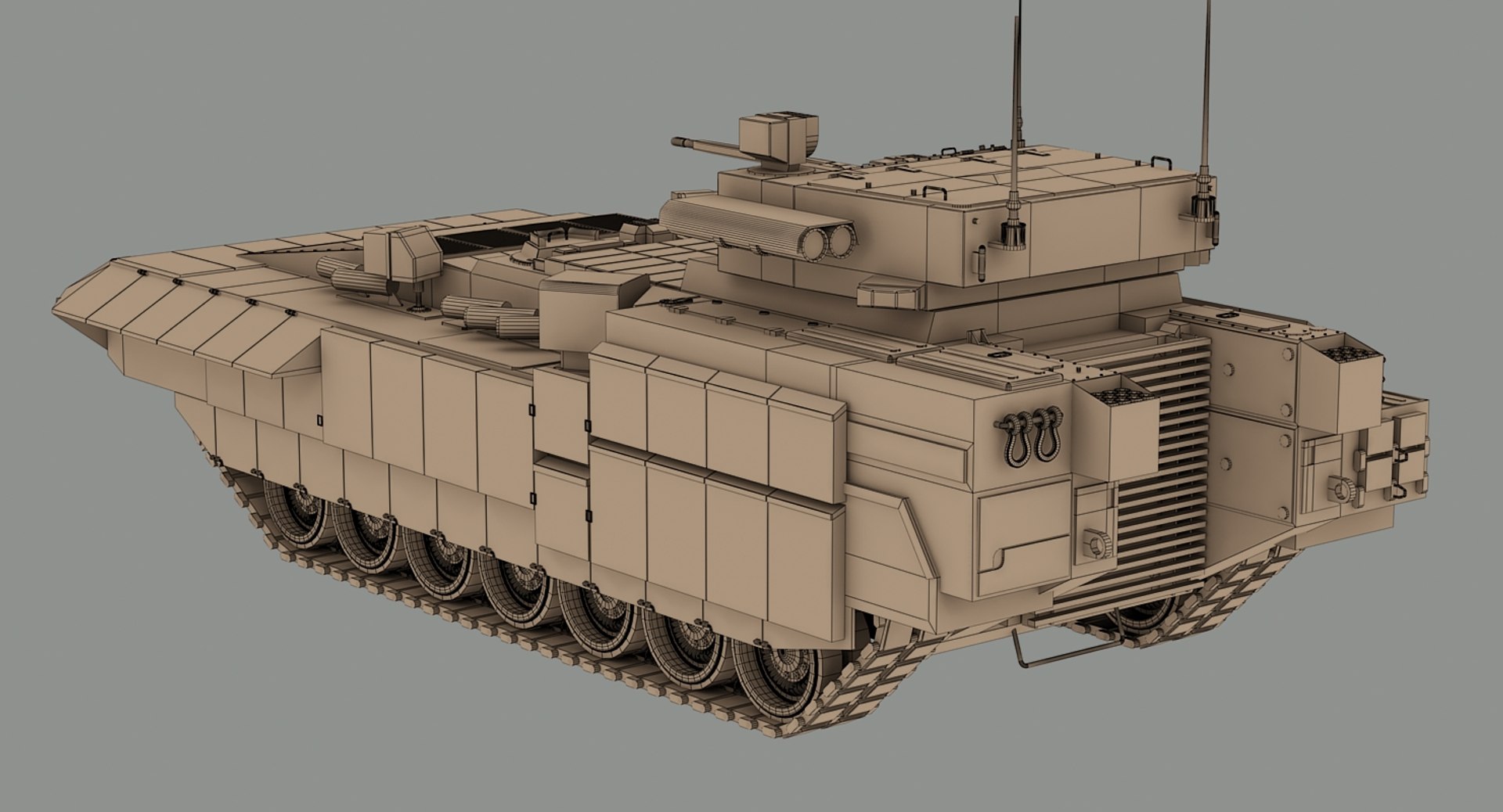 Russian T15 Armata 3d Model