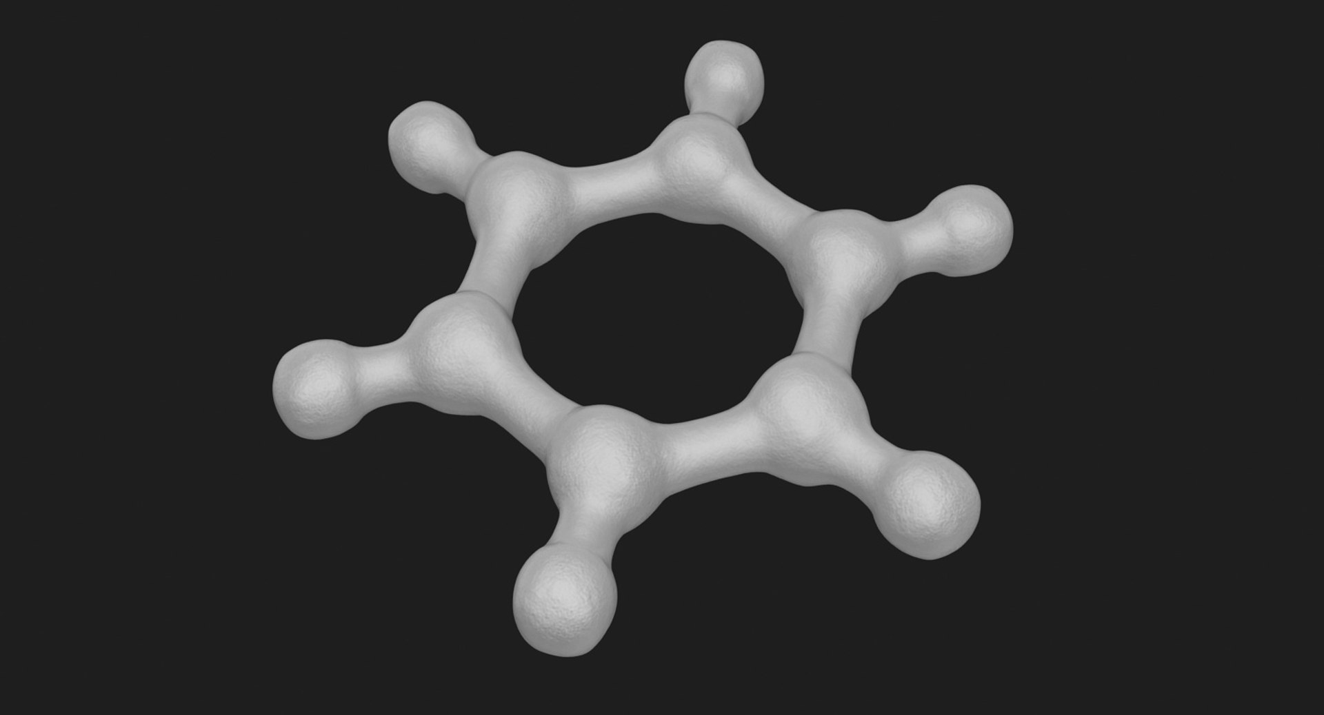 3d model benzene 2