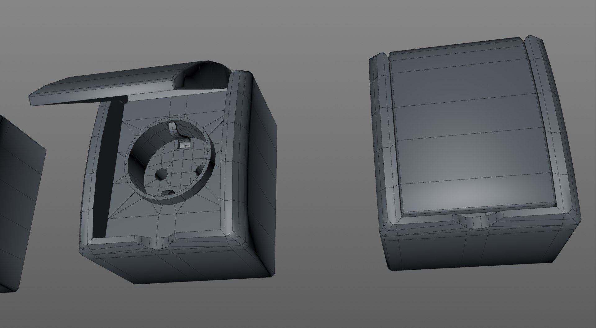 Switch and socket 3D model - TurboSquid 1760176