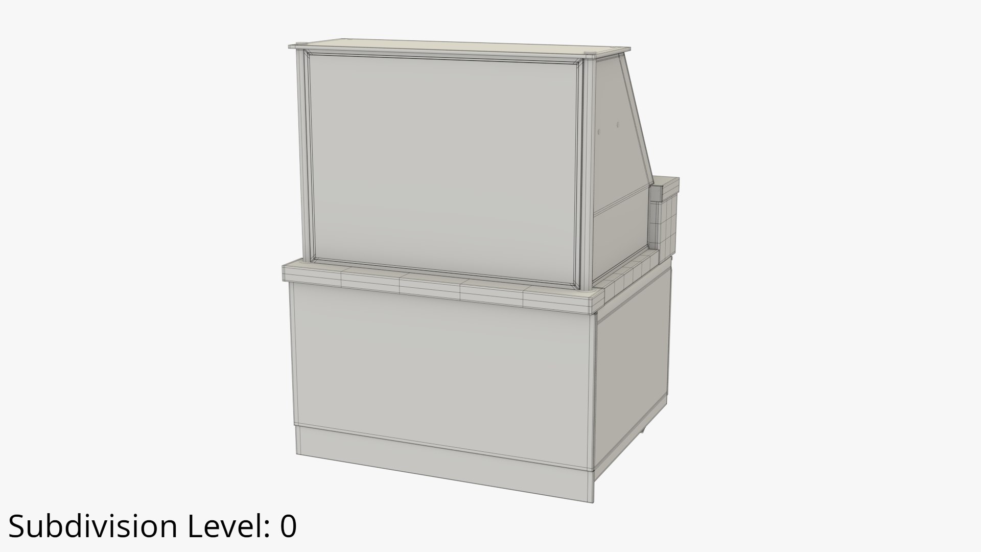 Meat Display Unit 3D Model - TurboSquid 1472503