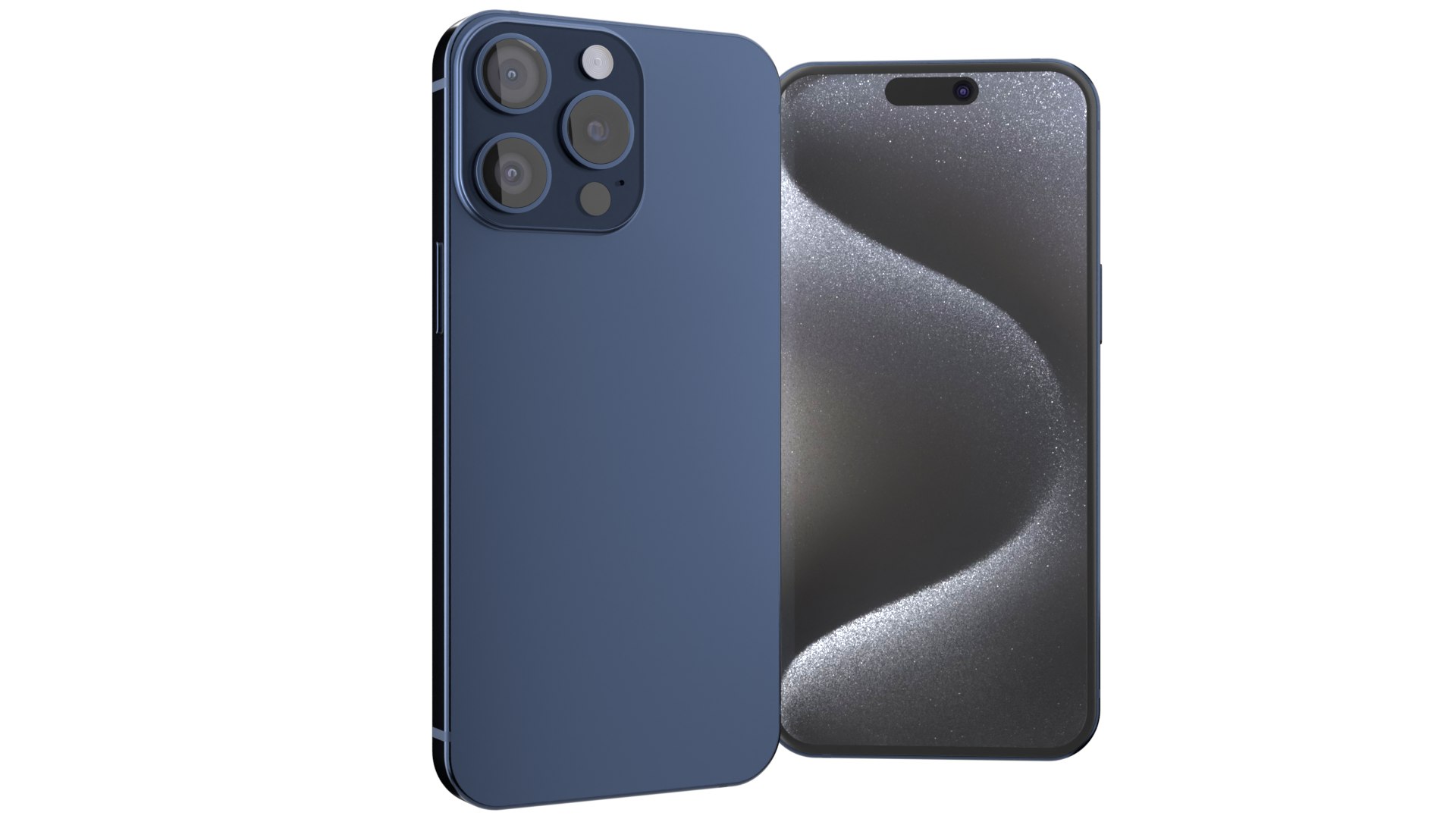 Realistic Blue Generic Smartphone 3D Model - TurboSquid 2140068