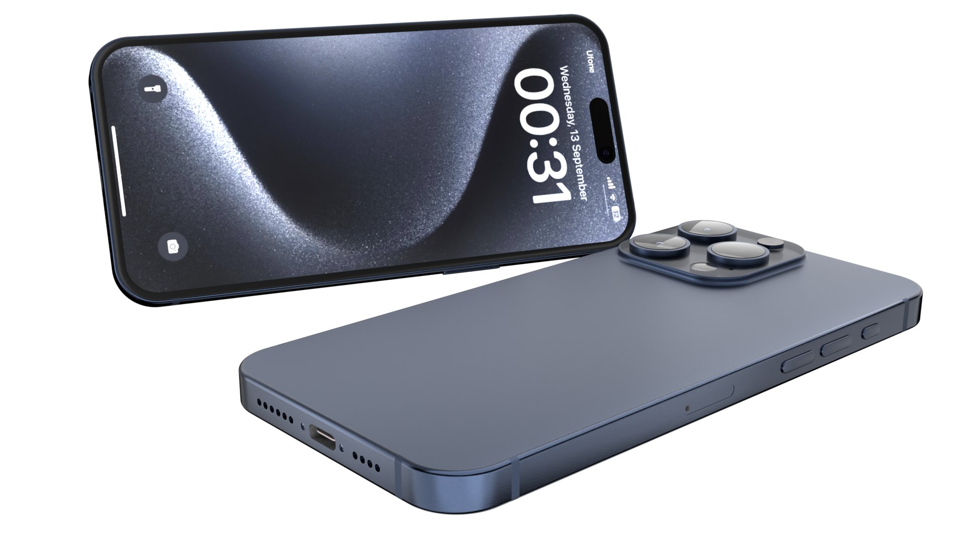 Realistic Blue Generic Smartphone 3D Model - TurboSquid 2140068