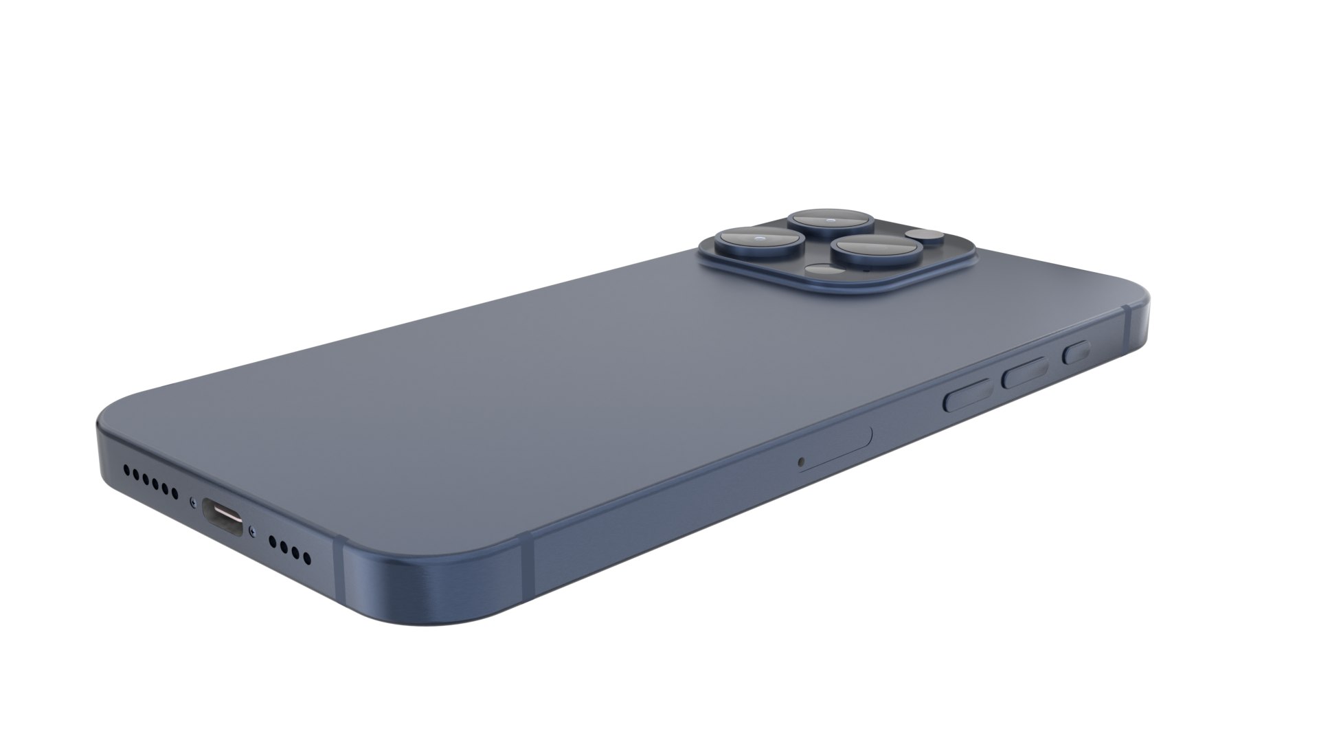 Realistic Blue Generic Smartphone 3D Model - TurboSquid 2140068