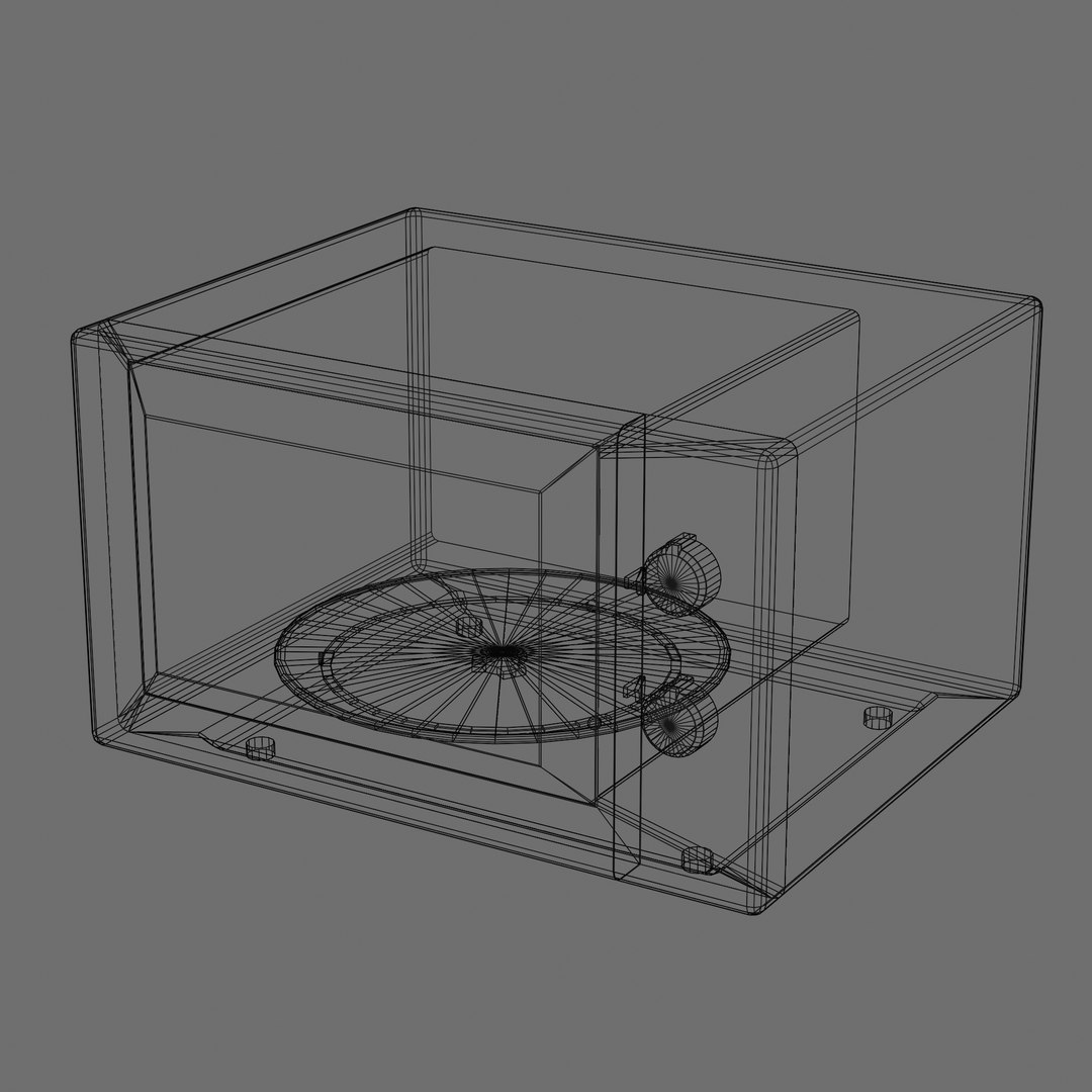 Old Microwave 3D - TurboSquid 1988139