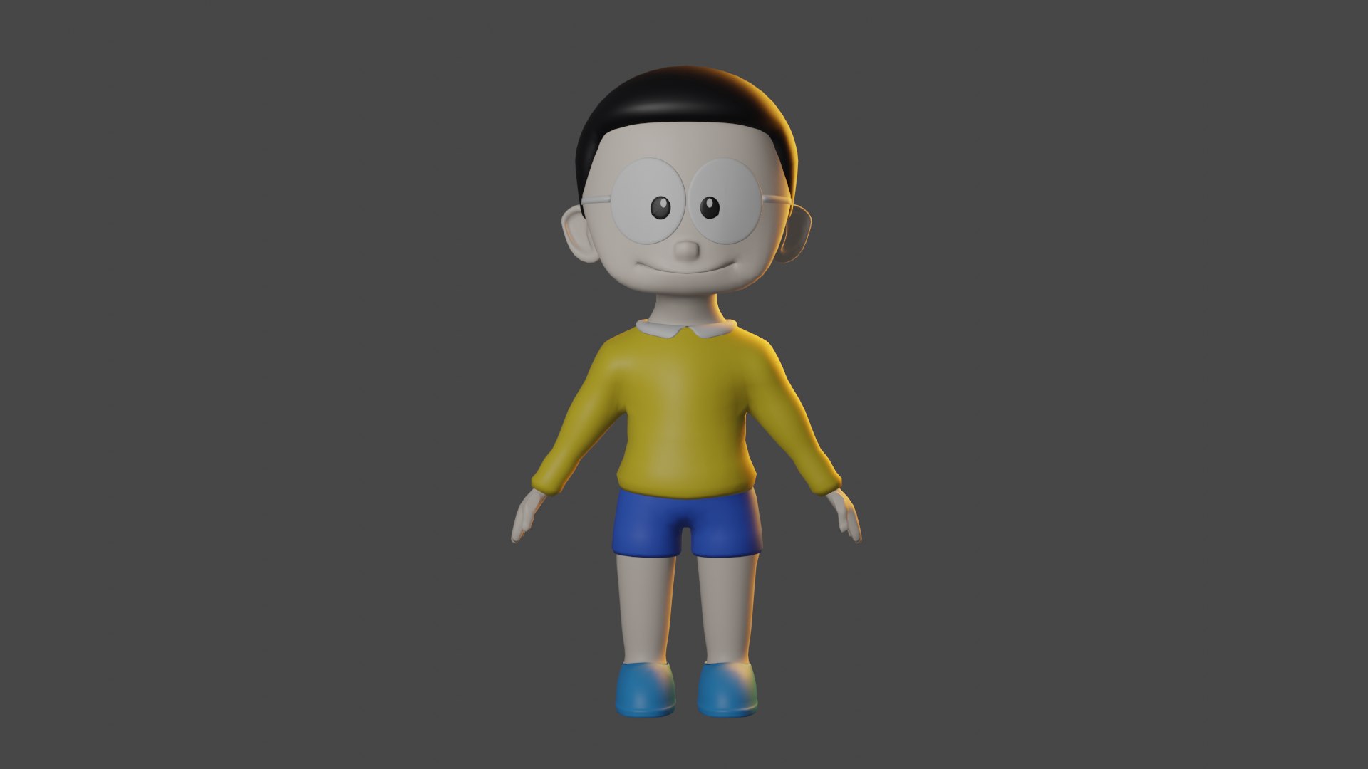 3D Nobita Model - TurboSquid 2049333