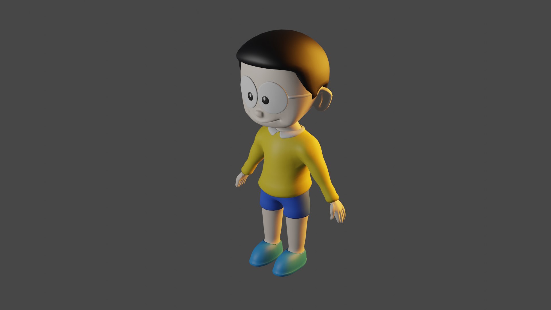 3D Nobita Model - TurboSquid 2049333