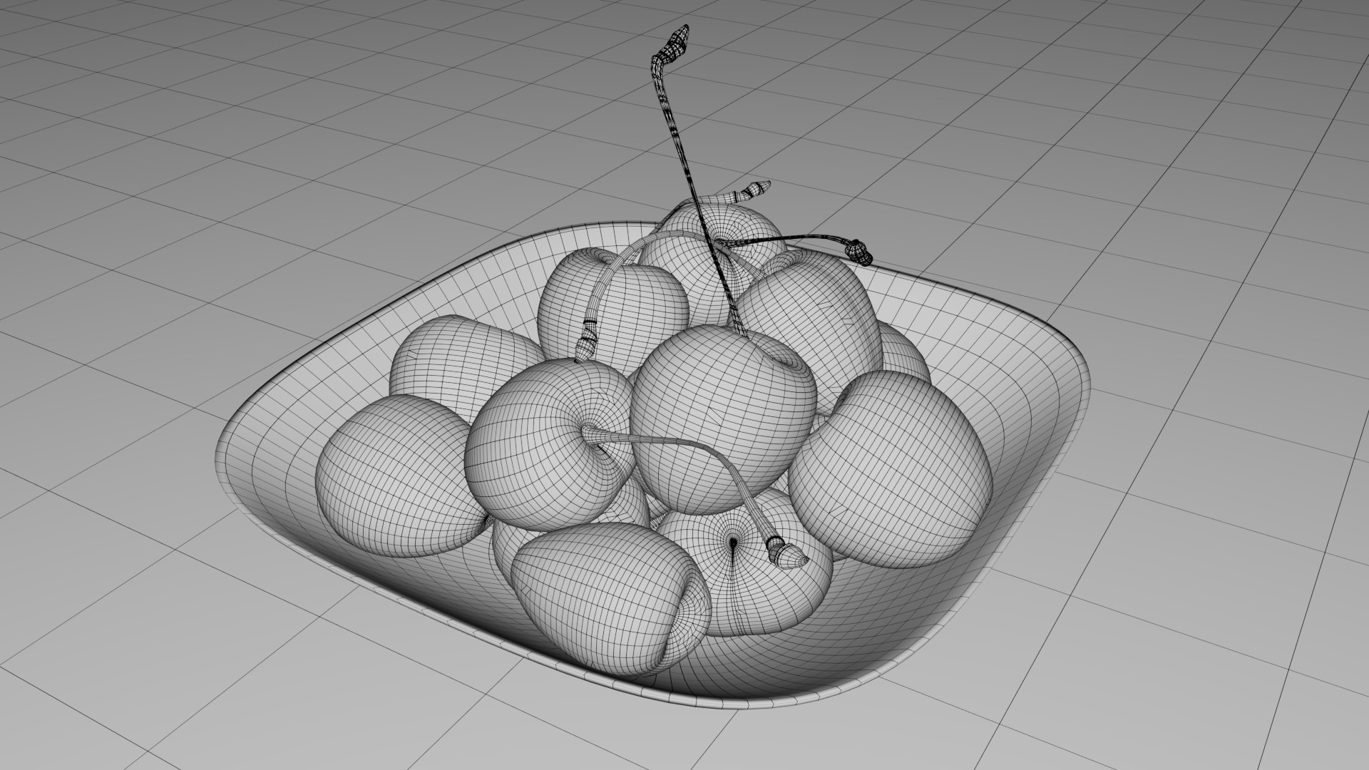 Cherries 3D Model - TurboSquid 2237332