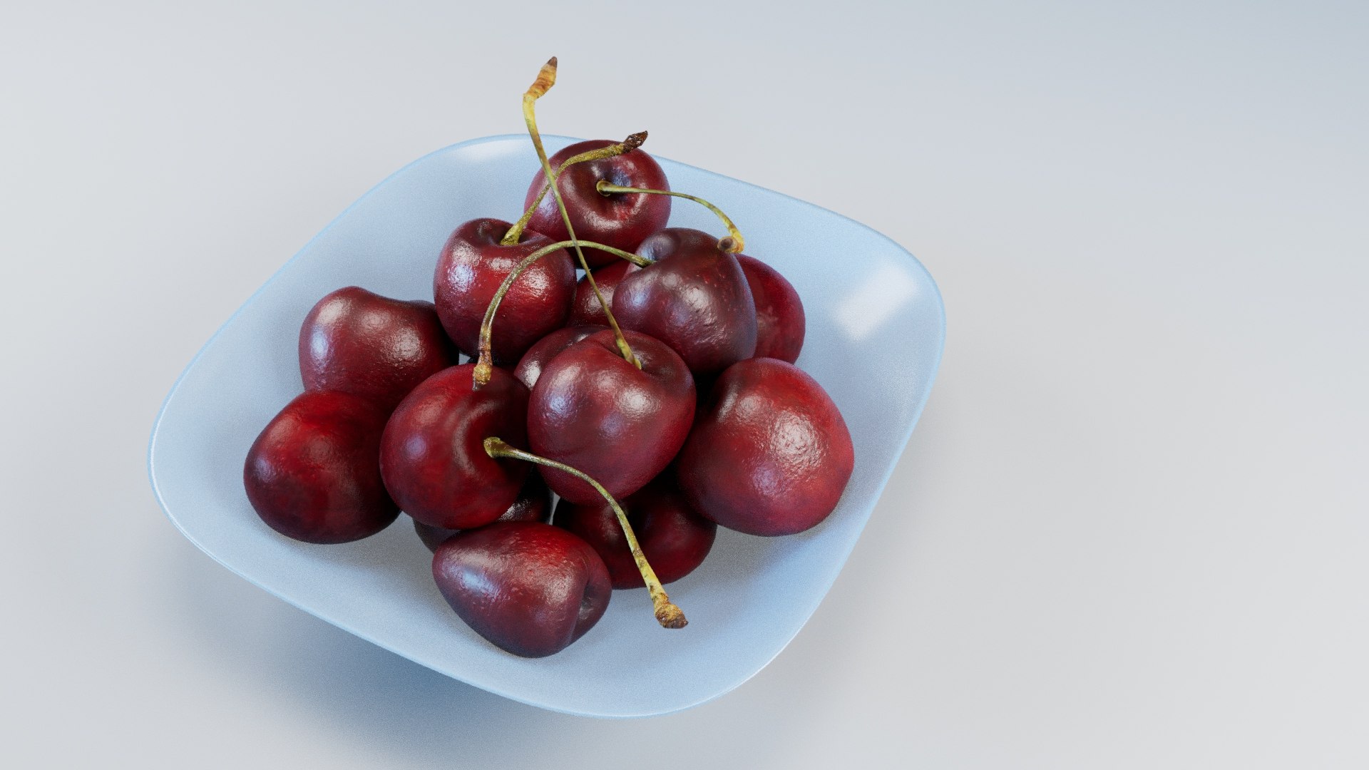 Cherries 3D Model - TurboSquid 2237332