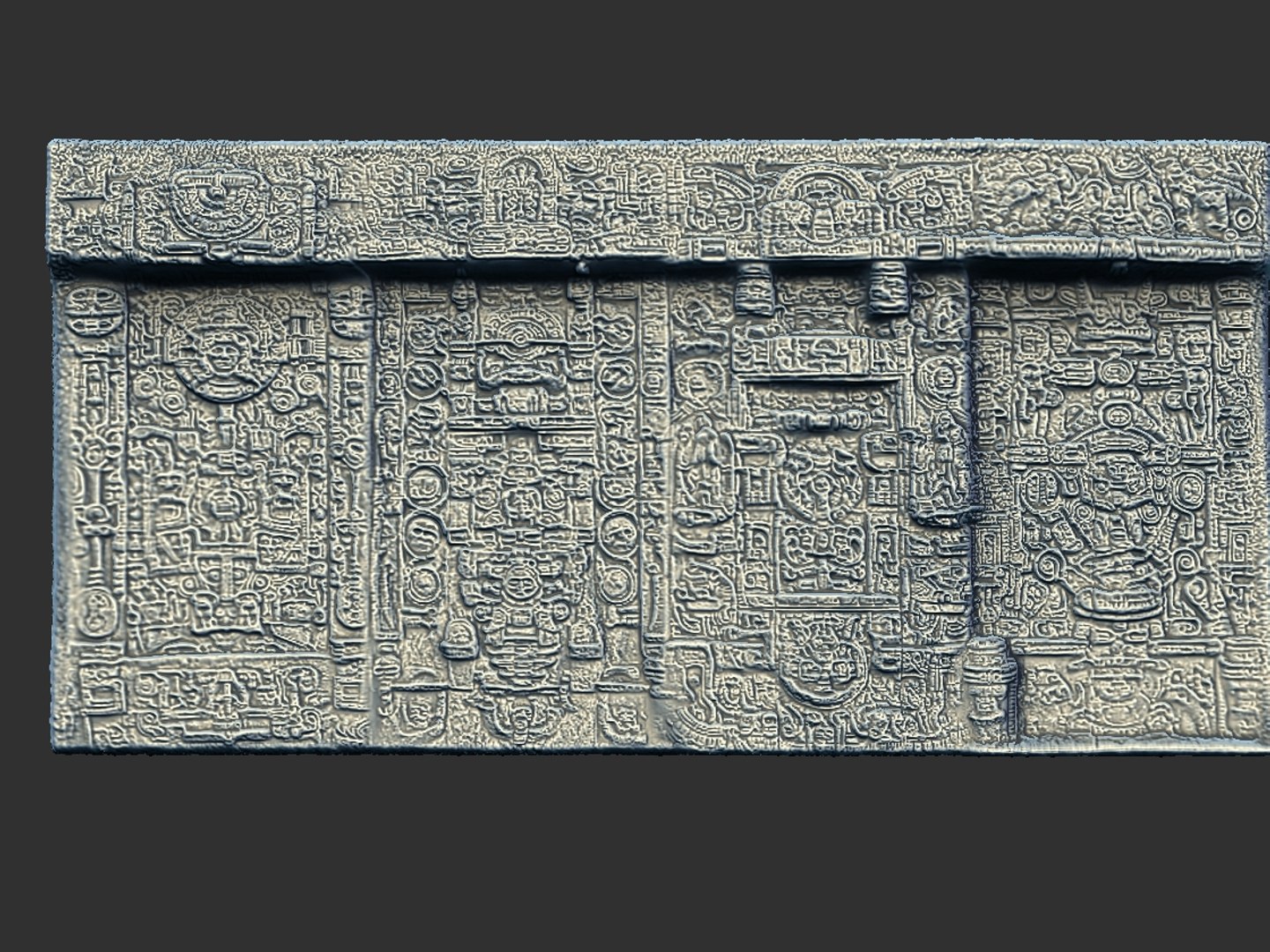 3D Model Walls Of Ancient Mayan Architecture Pack 4 - TurboSquid 2066447