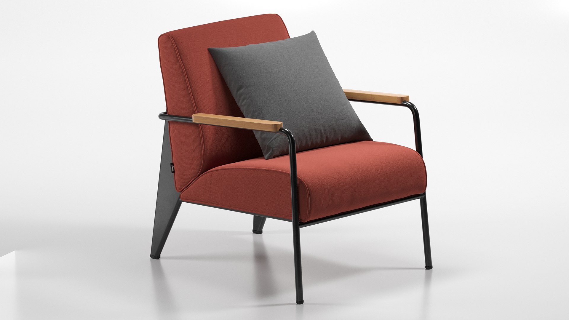 3D Armchair Vitra Fauteuil De Salon model - TurboSquid 2095971